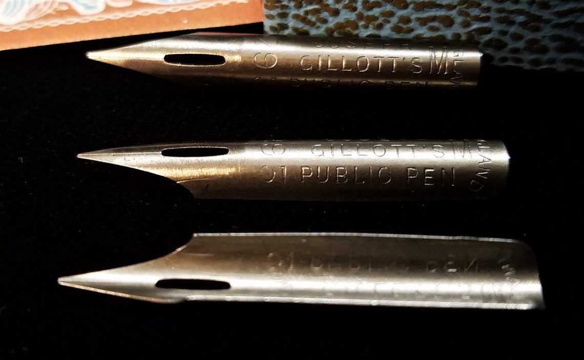 3 Joseph Gillott's 293 Medium Point Public Nibs gillott | Etsy