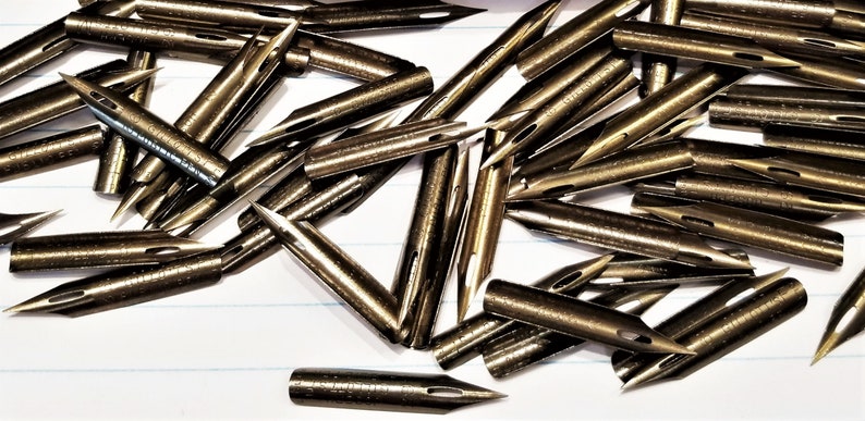 Joseph Gillott 292 Dip Pen Nibs Set of 3 Fine Point Public | Etsy