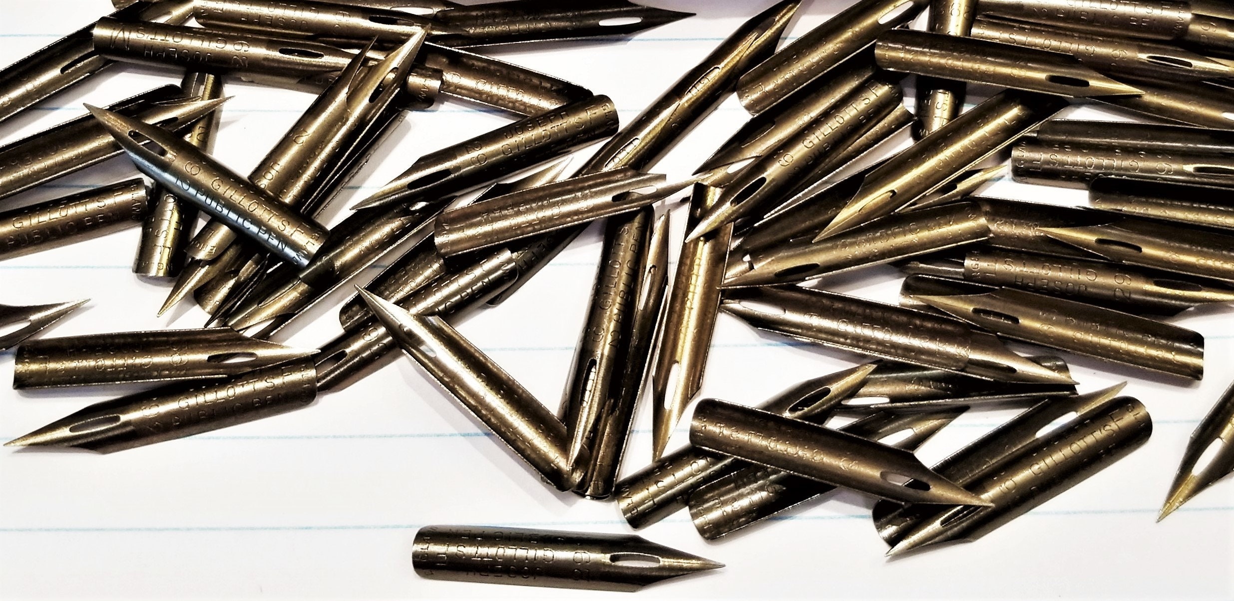 Joseph Gillott 292 Dip Pen Nibs, Set of 3, Fine Point Public Pen Nibs ...