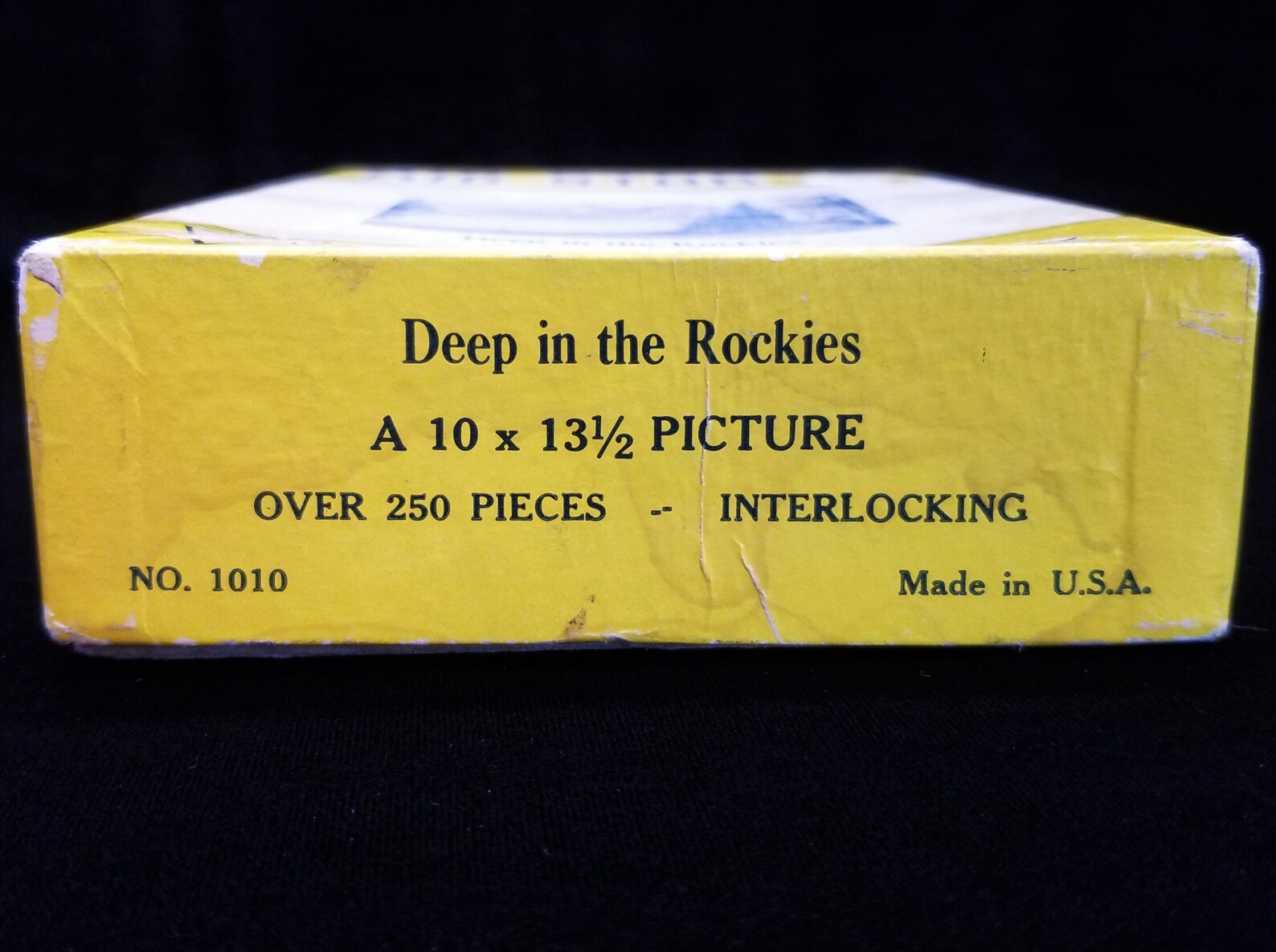 Vintage 1930s Big Star Picture Puzzle Deep in the Rockies | Etsy