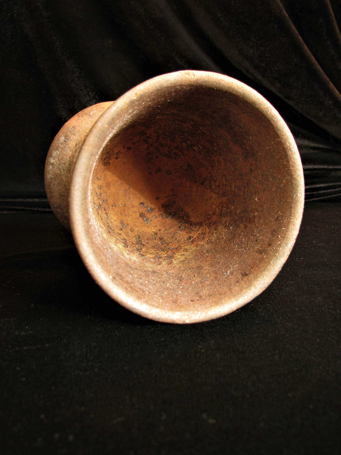 Vintage Mortar, Goblet Mortar, Metal Mortar, Rusty Iron, Industrial ...