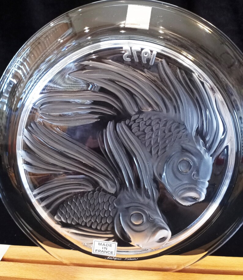 Lalique Crystal 1975 Dou De Poisson Fish Duet Koi Fish - Etsy