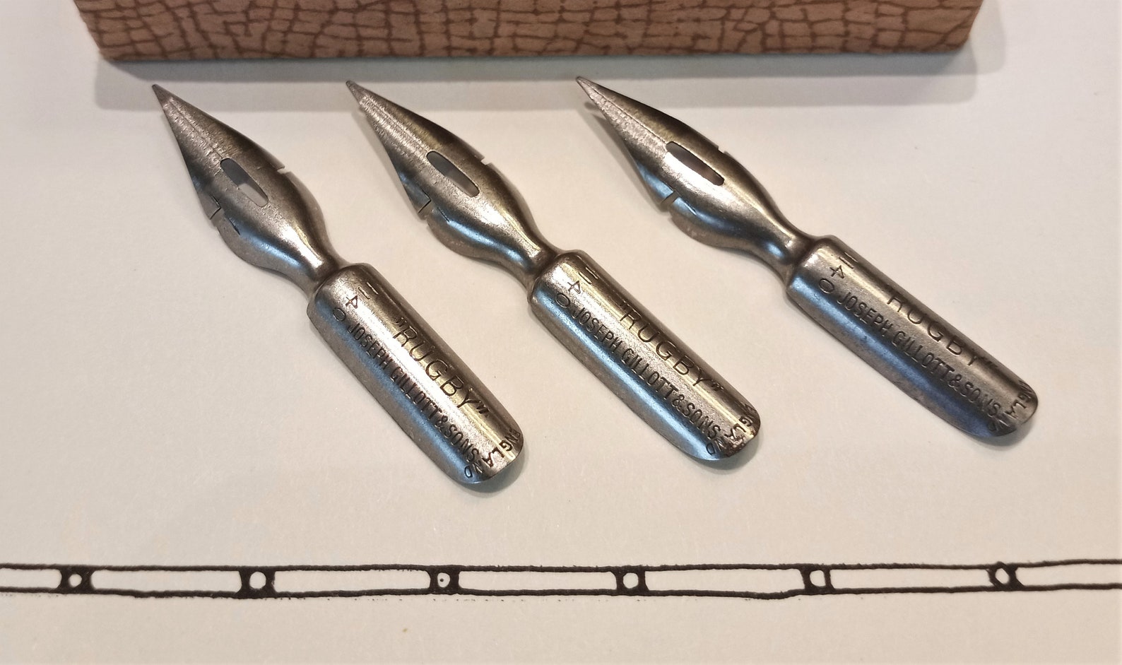 Gillott Rugby 1140 Dip Pen Nibs Set of 3 School Pens - Etsy