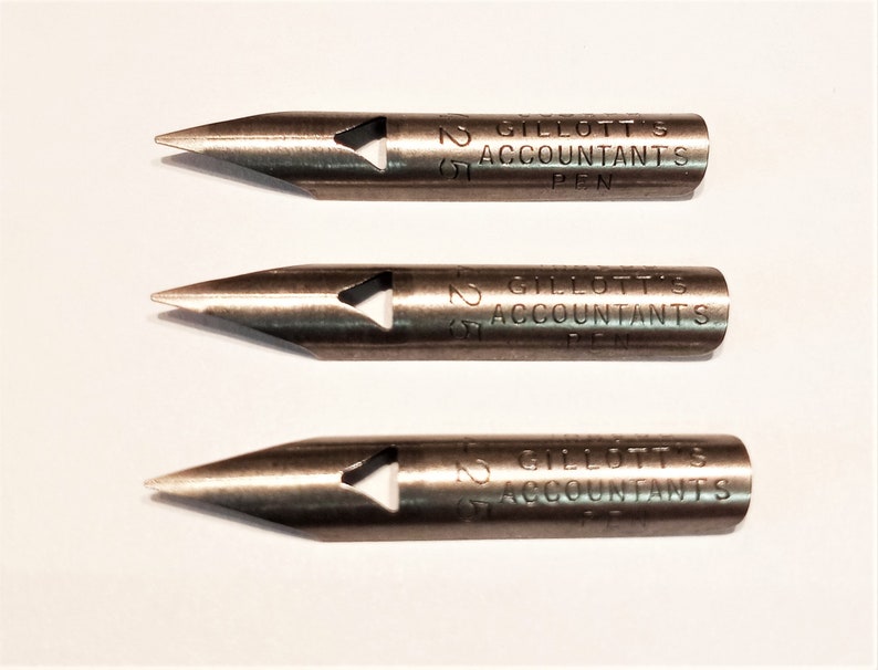 Set of Three Antique Joseph Gillott's 425 Accountants Pen - Etsy