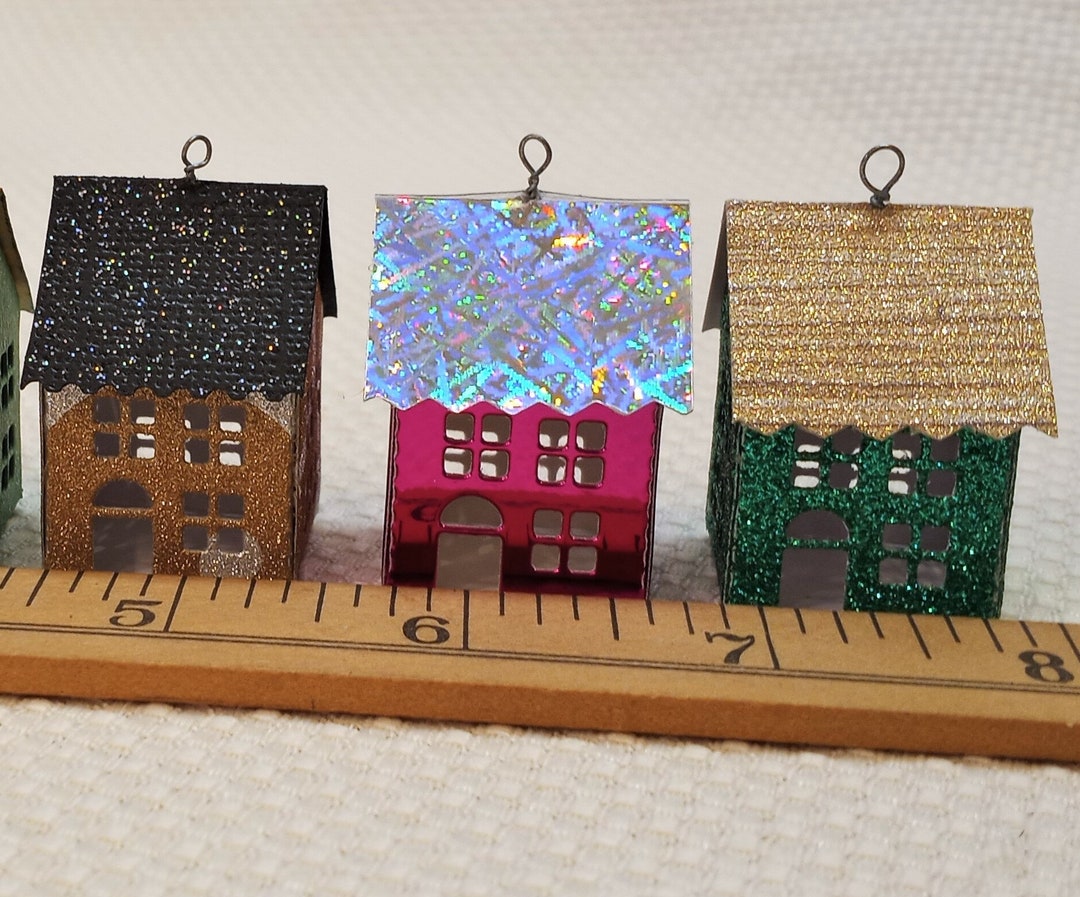 10 Miniature Putz House Kit, (K3) Unassembled, DIY, Includes ...