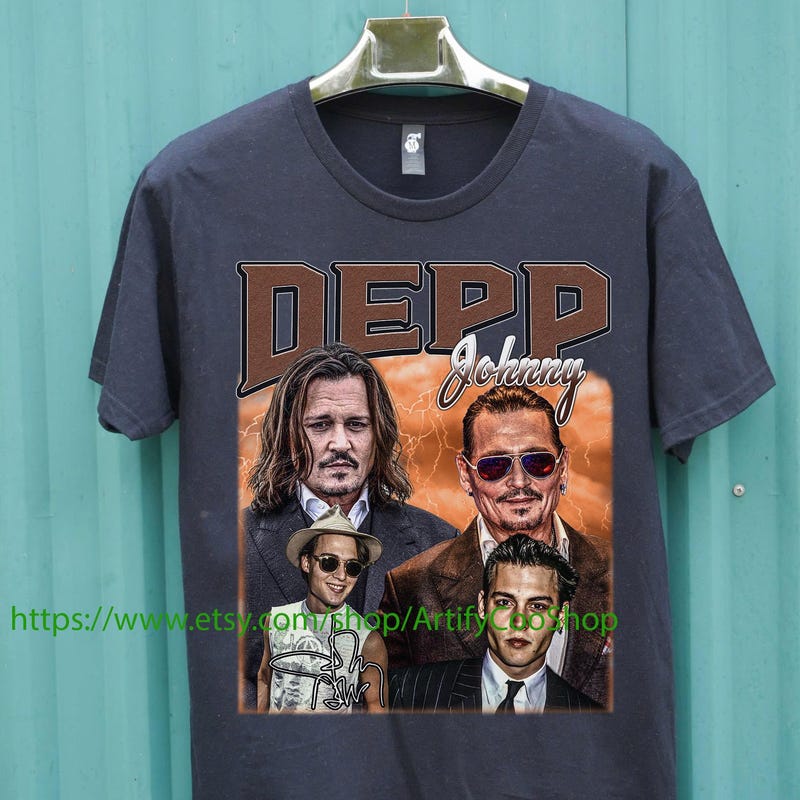 Johnny Depp T Shirt - Etsy