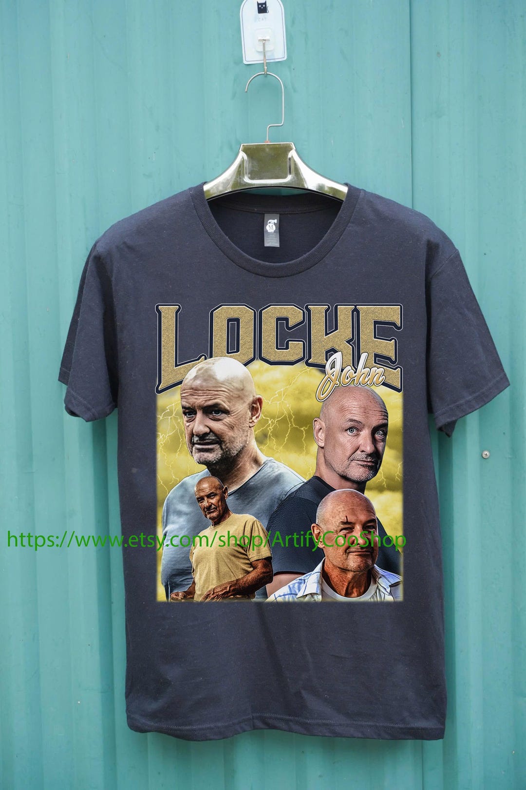 JOHN LOCKE Retro T-shirt John Locke Vintage 90's Shirt, Terry O'quinn ...