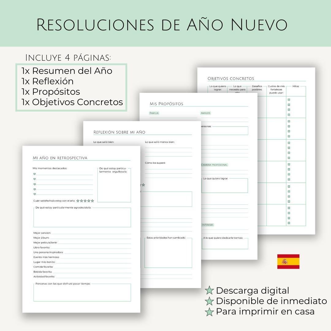 Resoluciones De Ano Nuevo 2025 – Reflexión Anual Y Establecimiento De ...