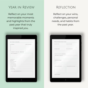 New Years Resolutions 2025 – Yearly Reflection and Goal-setting PDF ...