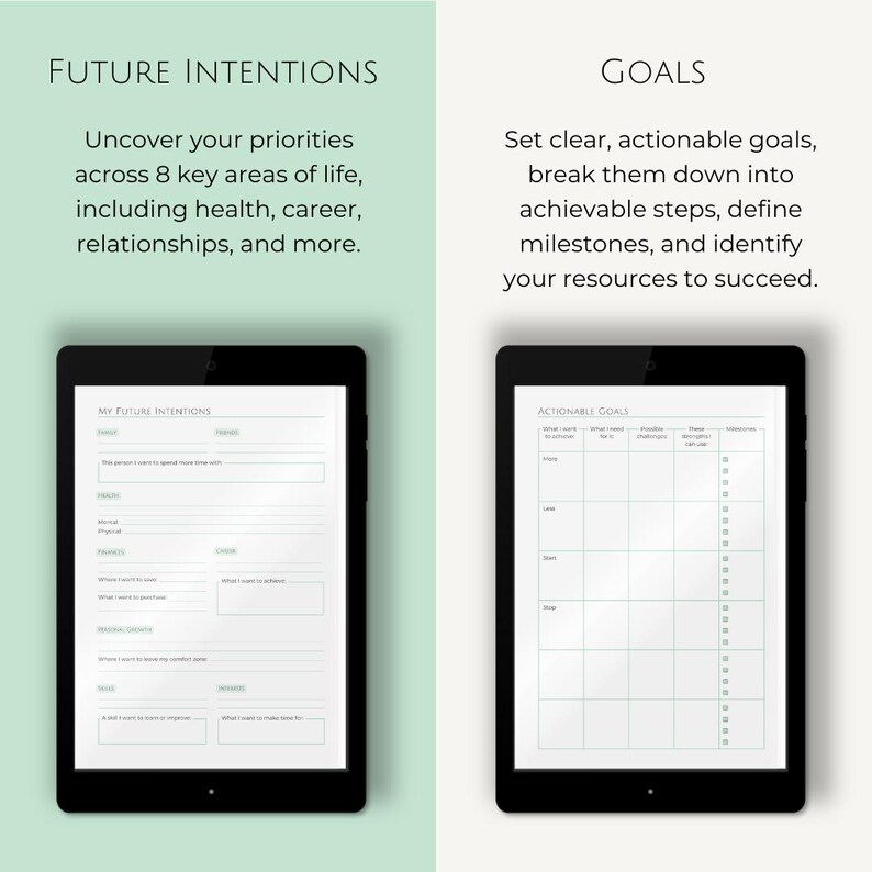 New Years Resolutions 2026 – Yearly Reflection and Goal-setting PDF ...
