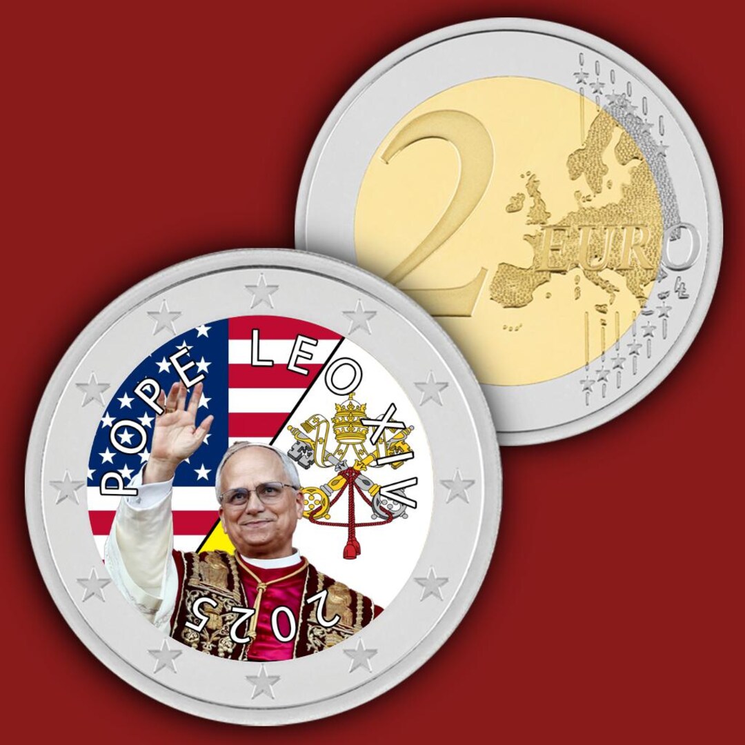 Coin - Pope Leo XIV. A006 - 2 EURO - VATICAN - Etsy