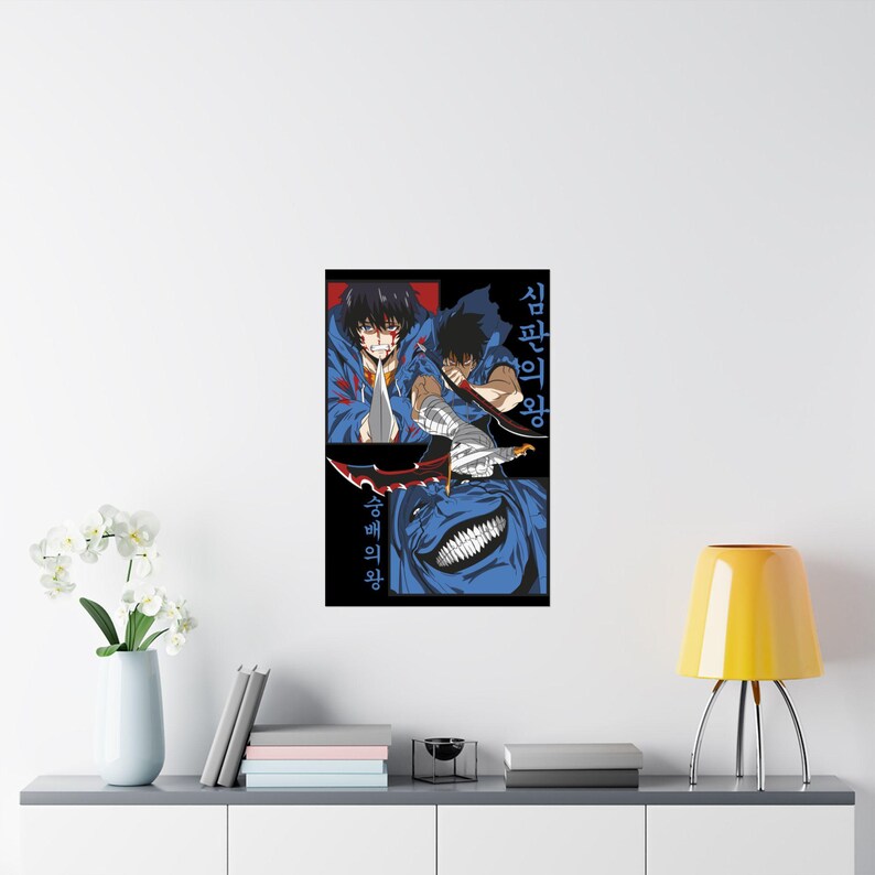 Solo Leveling Anime Matte Vertical Poster, No Frame, Wall Art Decor ...
