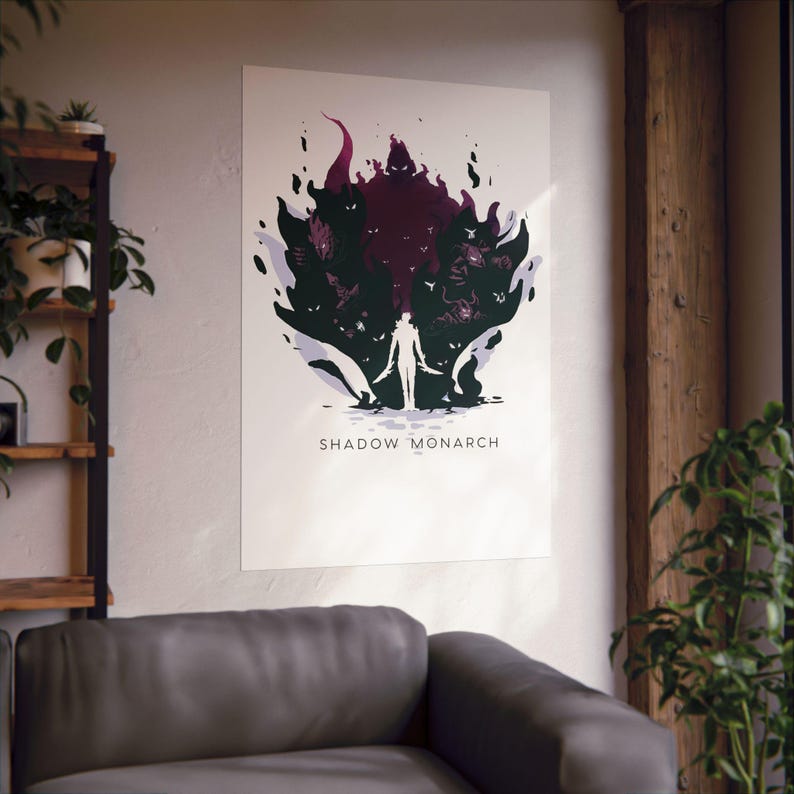 Solo Leveling Poster, Wall Art Decor, Room Decoration, Fan Gift, Home ...