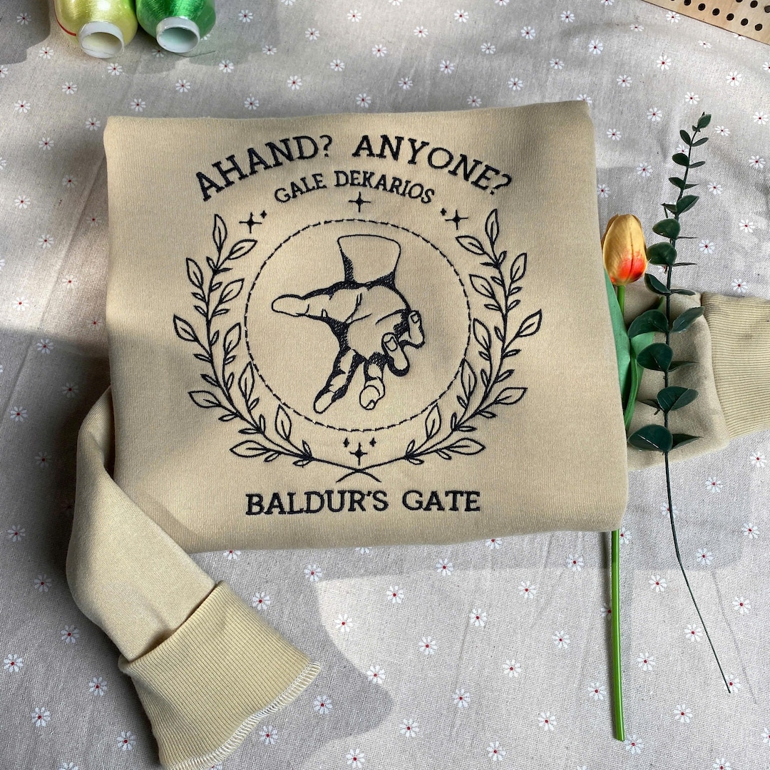 A Hand? Anyone? Gale Baldurs Gate 3 Embroidered Sweatshirt, BG3, Gales ...