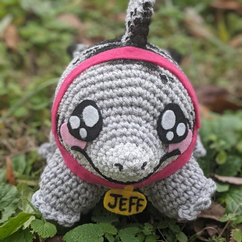 Jeff the Land Shark Plush - Etsy