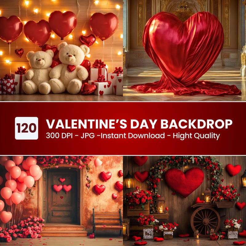 Valentines Backdrop - Etsy