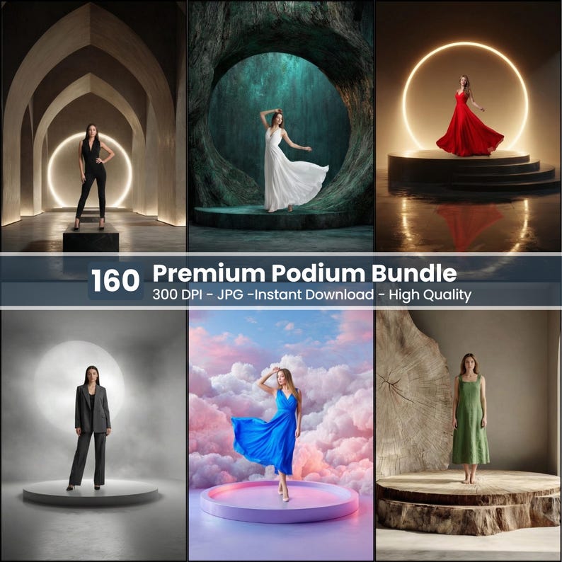 160 Neutral Podium Digital Backdrop for Maternity Photos | Minimalist ...