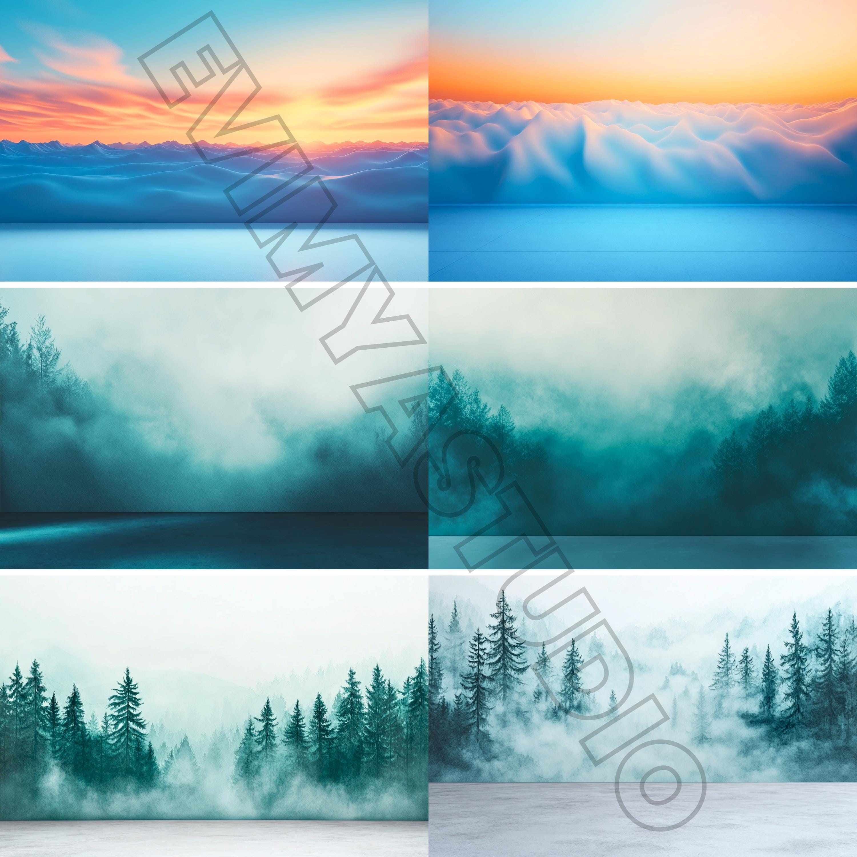 Nature Photography Backgrounds - 130 Magical Forest Digital Backdrops ...