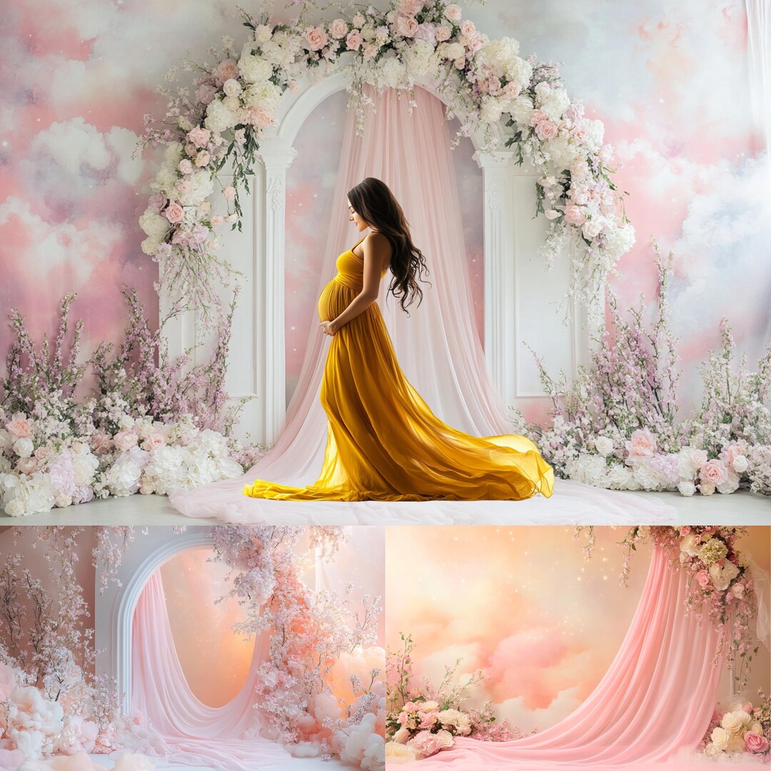 Magical Maternity Digital Backdrops: Dreamy Backgrounds for Baby ...