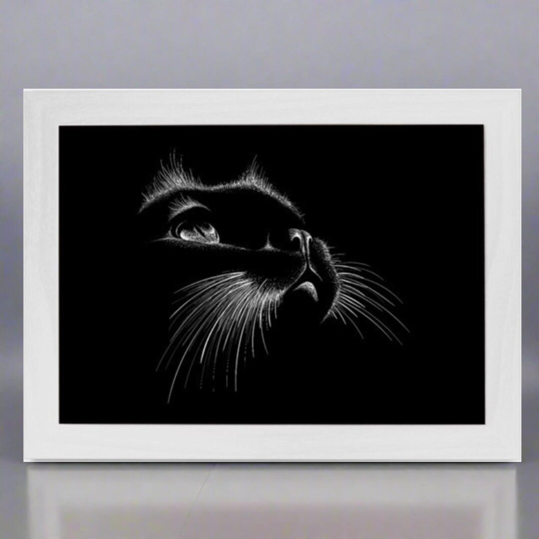 Black Magic Cats Lap Tray With Bean Bag Cushion, Beanbag Lap Trays for ...