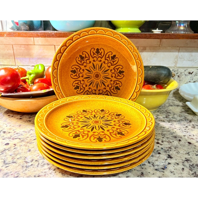 Mustard Dinner Plates - Etsy