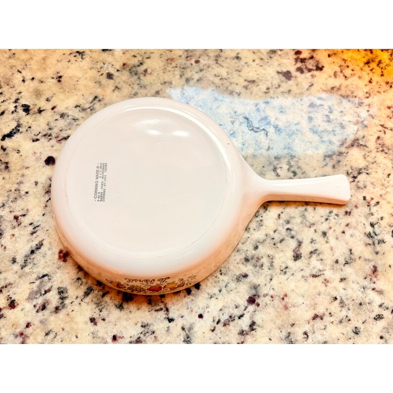 Vintage Corning Ware Skillet – Le Persil Spice of Life Pattern, 1970s ...