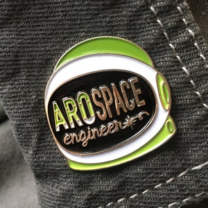Aromantic Pride Enamel Pin, Arospace Engineer, Aro Pride, Soft Enamel ...