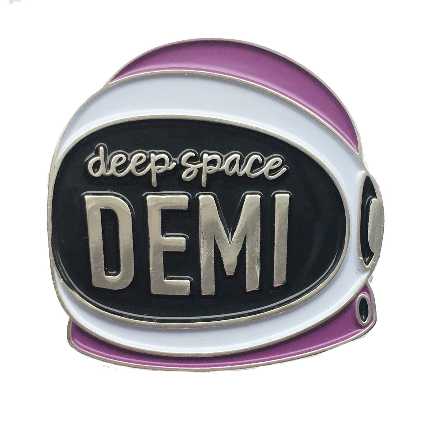 Demisexual Pride, Enamel Pin, Deep Space Demi, Soft Enamel, Space ...