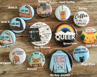 Fandom Buttons | Etsy