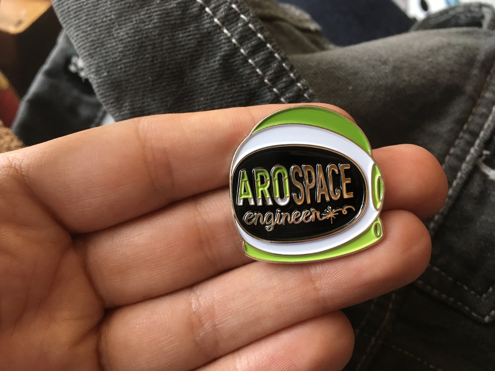 Aromantic Pride Enamel Pin Arospace Engineer Aro Pride Soft | Etsy