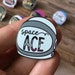 Space Ace Pin Enamel Pin Asexual Pride Astronaut Pin - Etsy