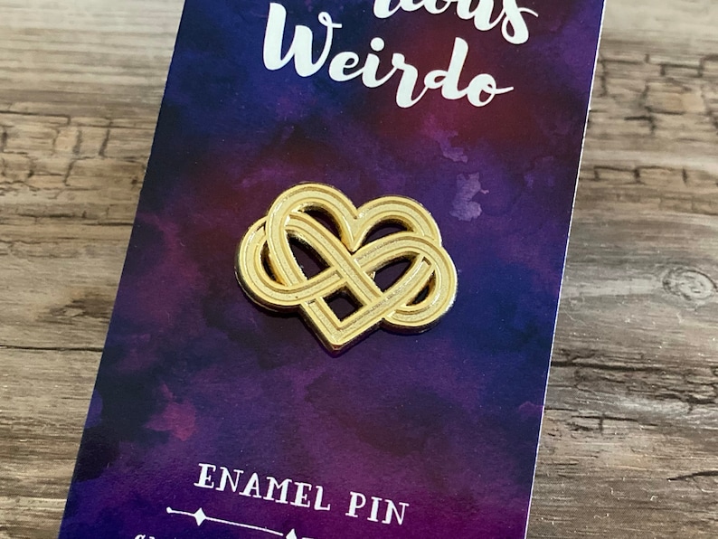 Polyamory Pride Enamel Pin Queer Pride Rainbow Heart - Etsy