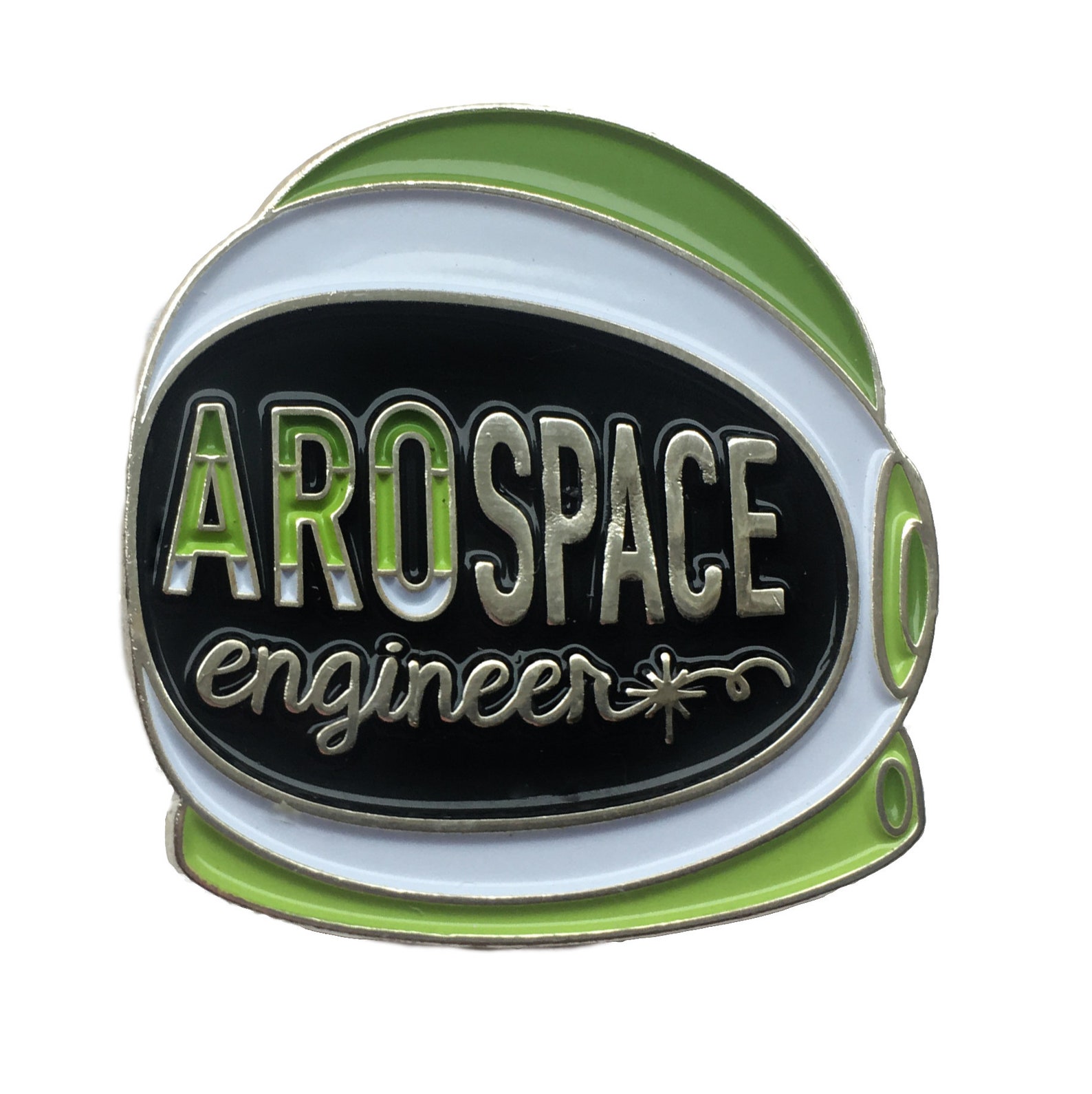 Aromantic Pride Enamel Pin Arospace Engineer Aro Pride Soft | Etsy