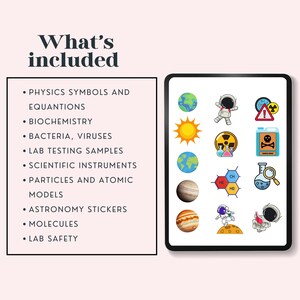 Goodnotes Stickers Student - Science Physics Chemistry Biology ...