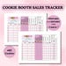 Girl Scout Cookie Booth Sales Tracker: Printable Editable PDF - Etsy