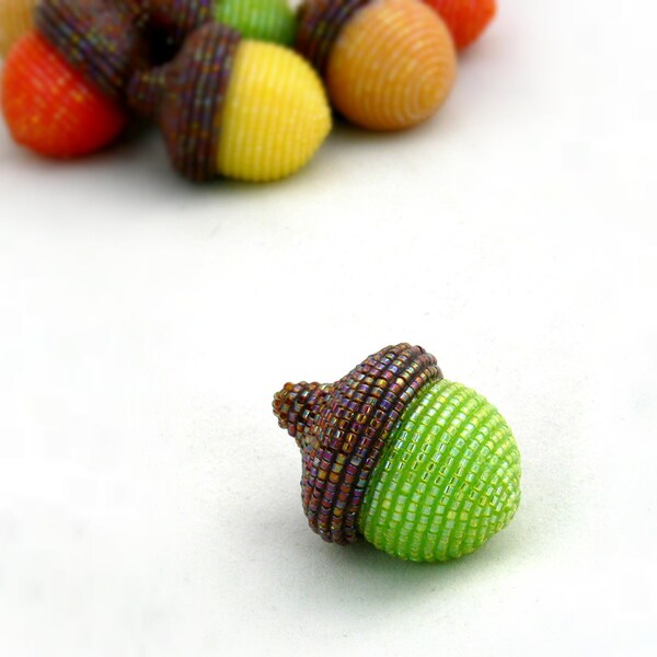 Beaded Acorn - Etsy