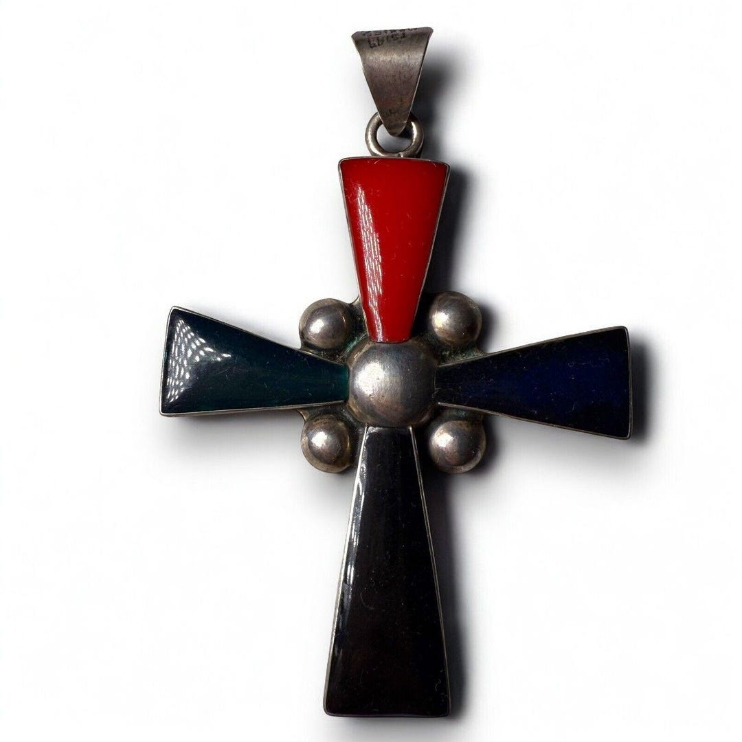 Vintage Taxco Mexico 3 Sterling Cross - Etsy