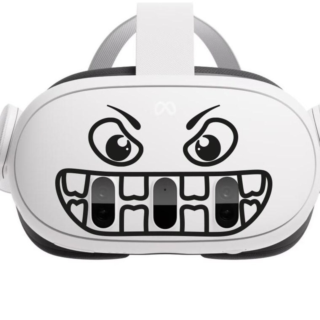 Meta Quest 3 VR Skin Sticker Funny Face - Etsy