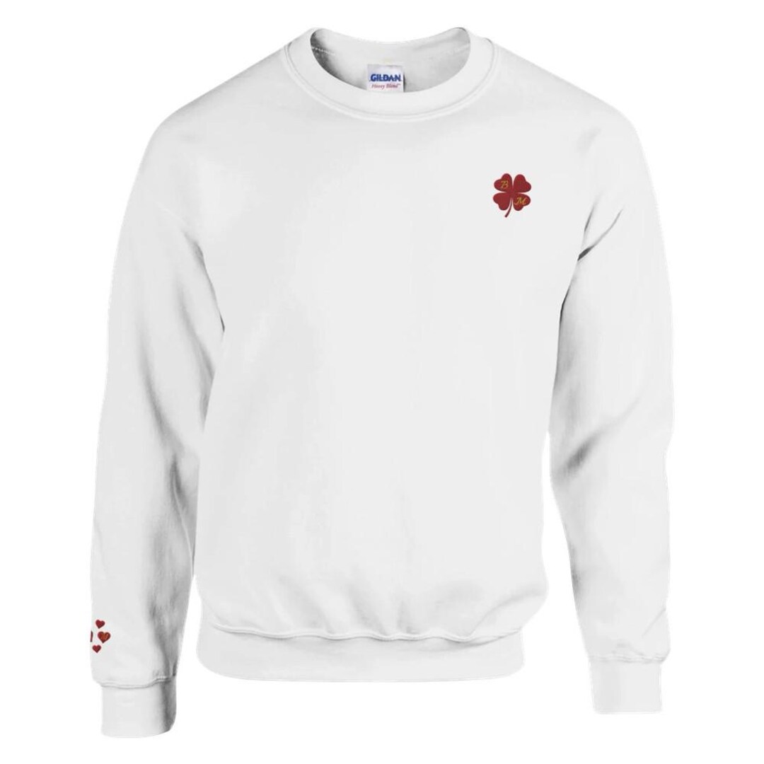Pull Brodé Personnalisable Avec Les Initiales Pour Couples, Amis Ou ...