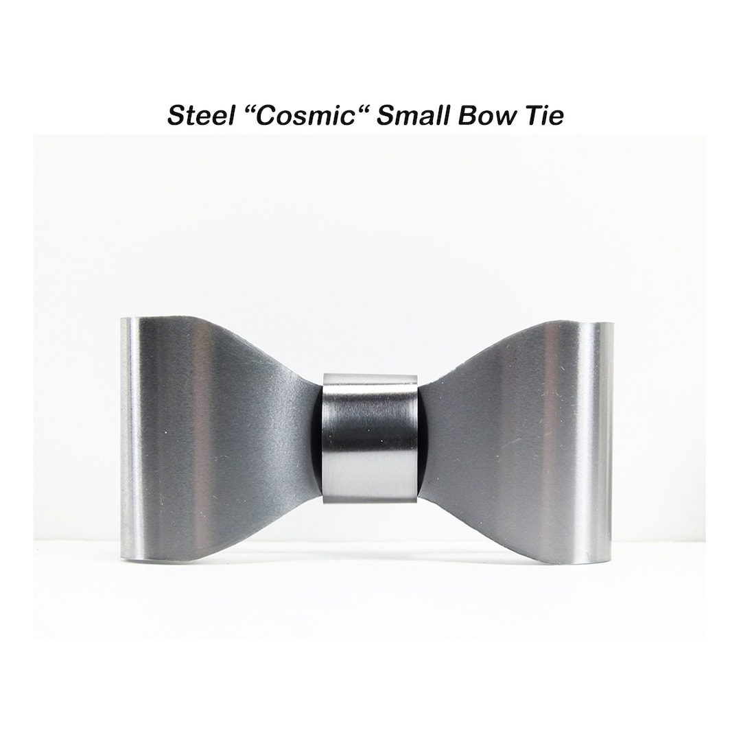Metal, Small Bow Tie, Steel - Etsy