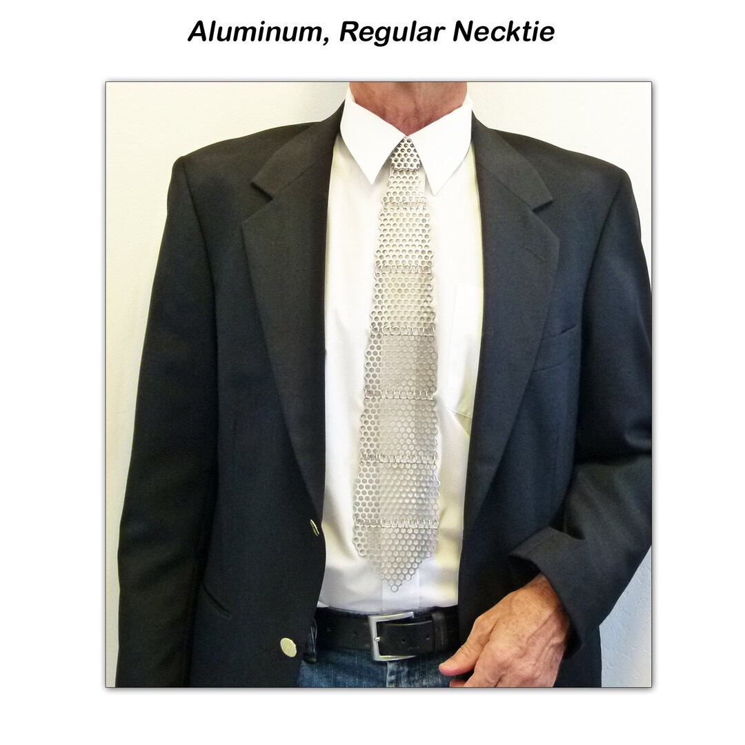 Metal Necktie, Aluminum, Perforated 3/16" (5 Mm) Holes - Etsy