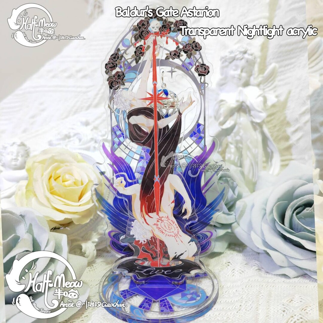 Astarion Acrylic Standee Night Light | Baldur's Gate 3 Fan Art - Etsy