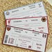 Digital Personalised Football Ticket *ANY TEAM* / Personalised Football ...