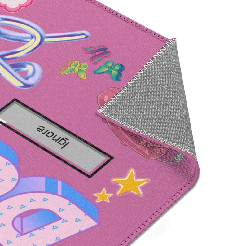 Y2K Inspired Area Rug Retro 90s Room Decor Accent, Vintage Throw Rug ...