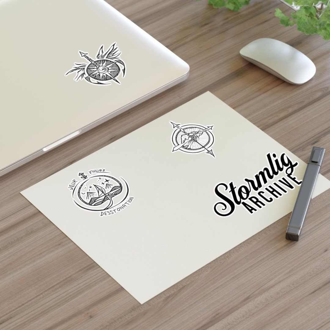Stormlight Archive Sticker Sheets Fan Art Decals, Cosmere Stickers ...