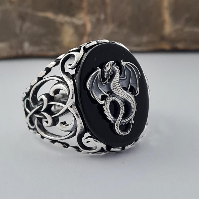 Dragon Rings for Men - Etsy