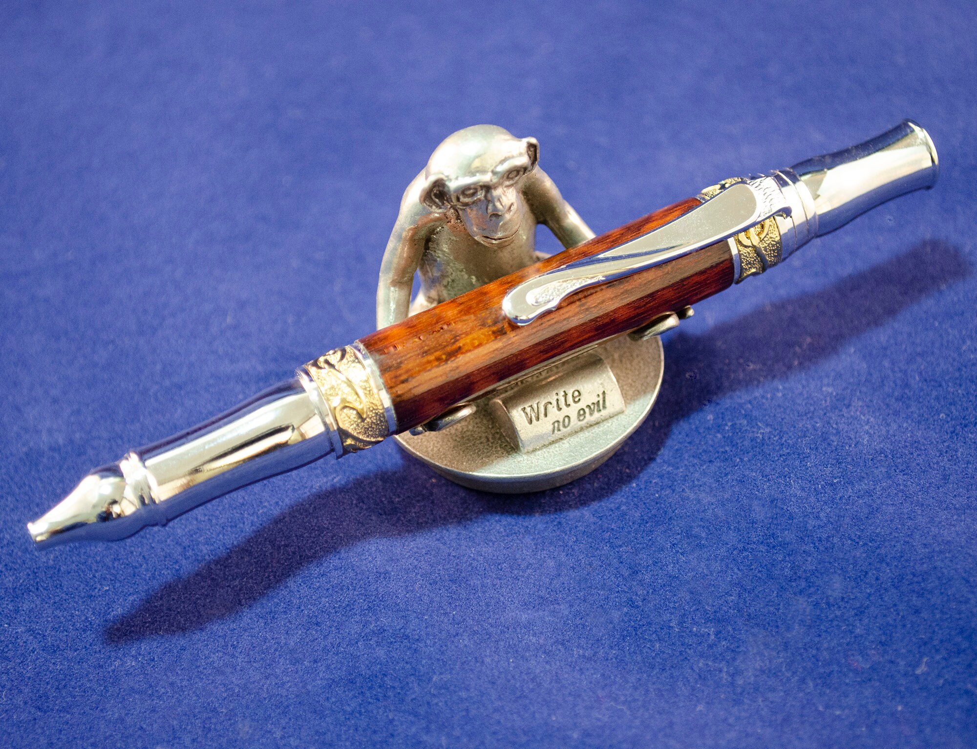 Handmade Art Nouveau Sceptre Writing Pen Handcrafted Pen Handturned Pen ...