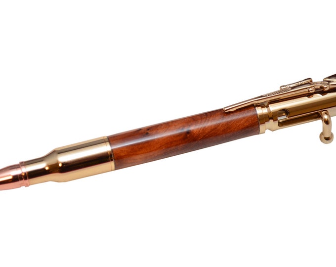 Bolt Action Bullet Pen With Rifle Clip, Unique 30 Caliber Bullet, Made ...