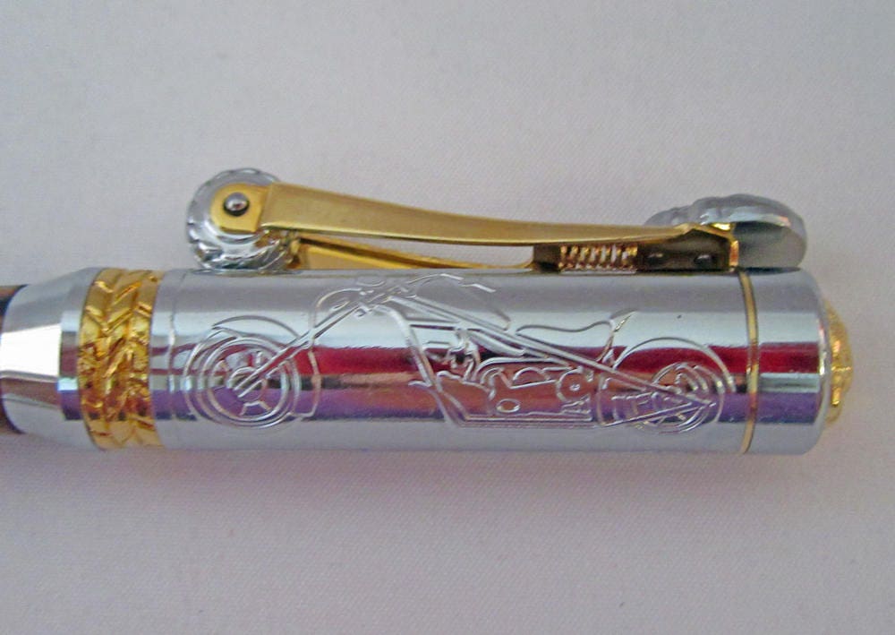 Handmade Motorcycle Pen, Great Gifts for Her or Him, Stocking Stuffer ...