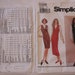 Simplicity Pattern 8598 Sewing Pattern for Wrap Front Jumper | Etsy
